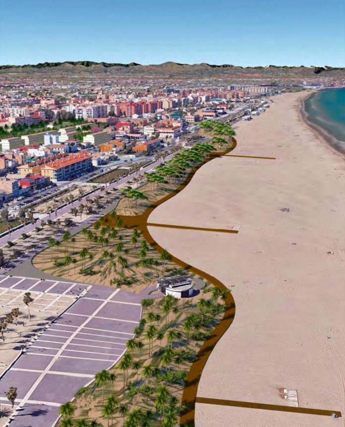 Valencia remodelará su paseo marítimo con dunas y zonas de sombra ...