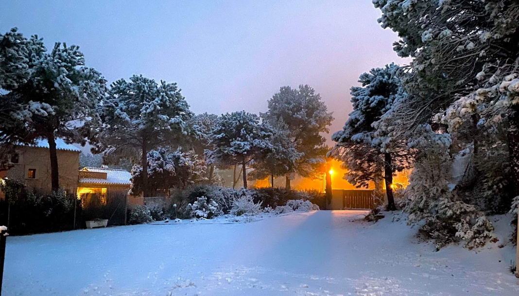 FOTOS | La nieve tiñe de blanco la Comunitat Valenciana