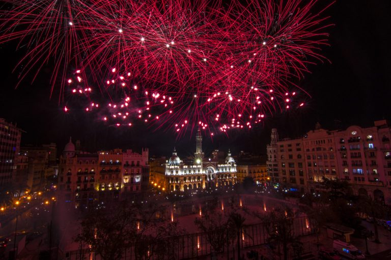 Hora y lugar del espectáculo pirotécnico del jueves en Valencia