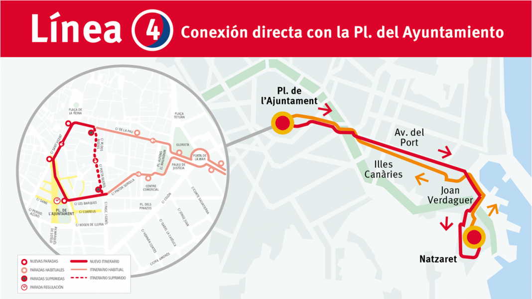 7 líneas de la EMT cambian sus rutas para volver al centro
