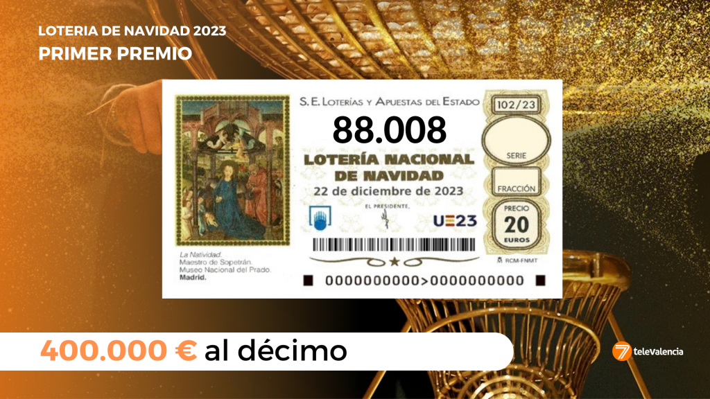 El Gordo más tardío de la historia reparte 66 millones en Valencia