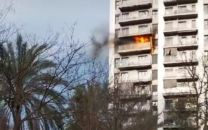VÍDEO | Así ha sido el origen del incendio de Campanar