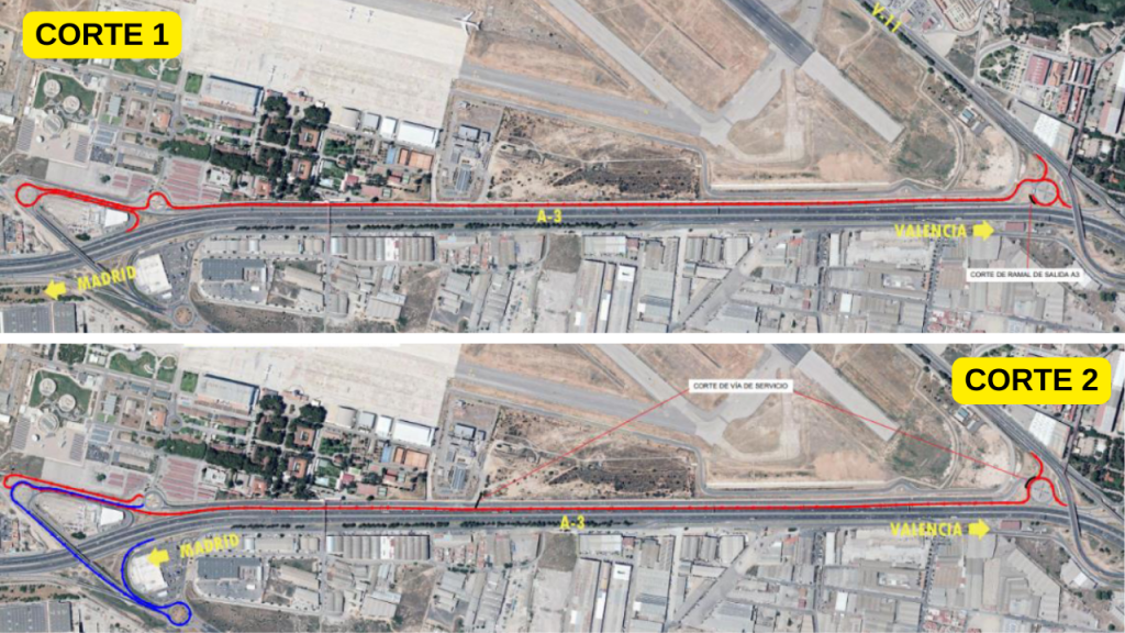 Dos carreteras de Valencia sufrirán cortes de tráfico hasta 2025