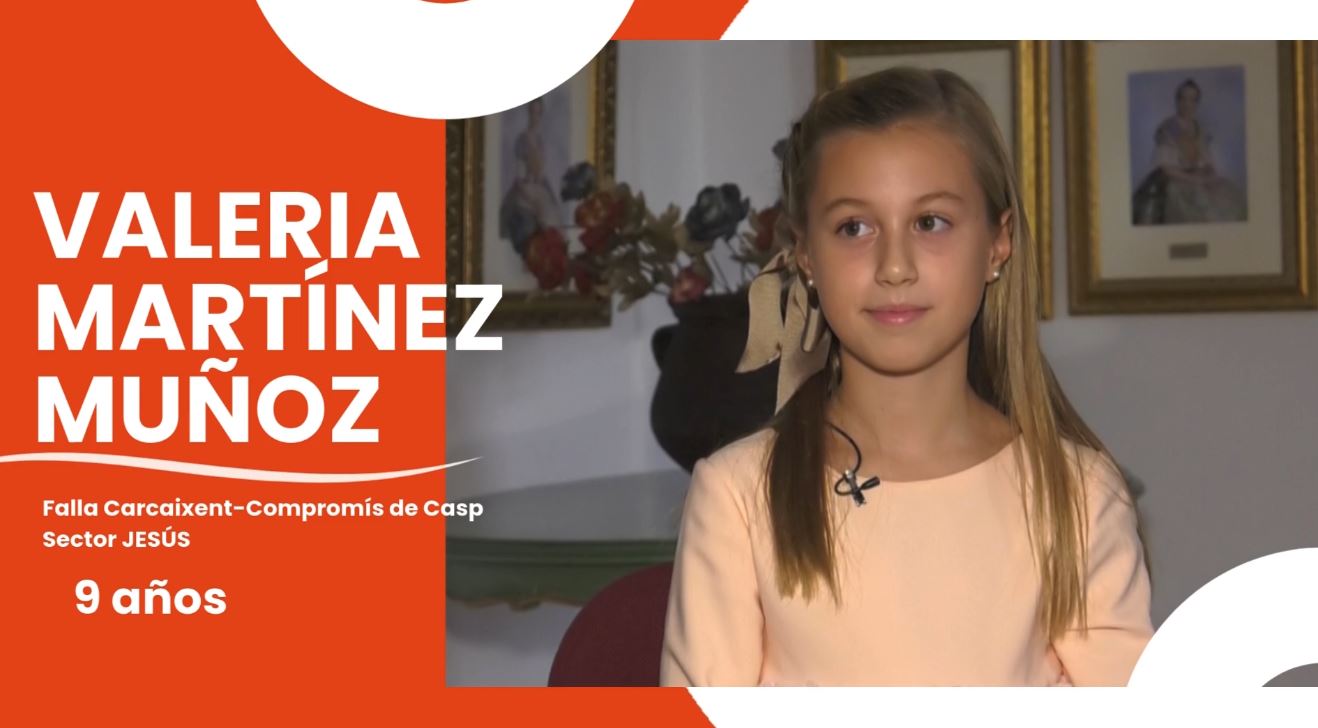 Valeria Martínez: "Quiero dar las gracias a mi comisión, a mi familia y ...
