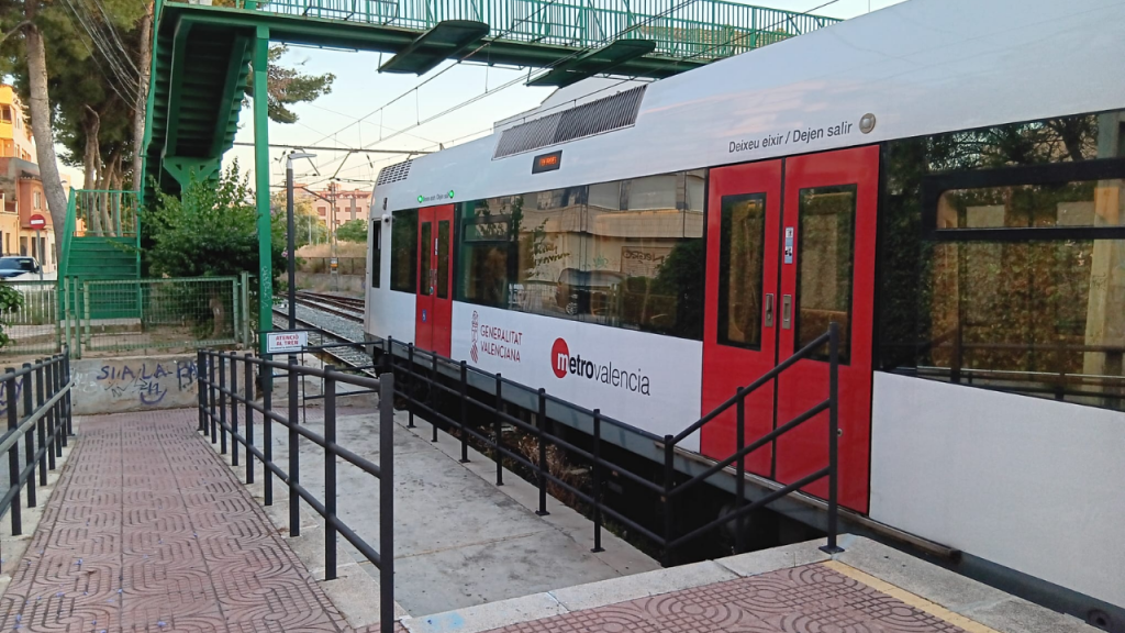 Atropello mortal en la Línea 1 de metro a su paso por Godella
